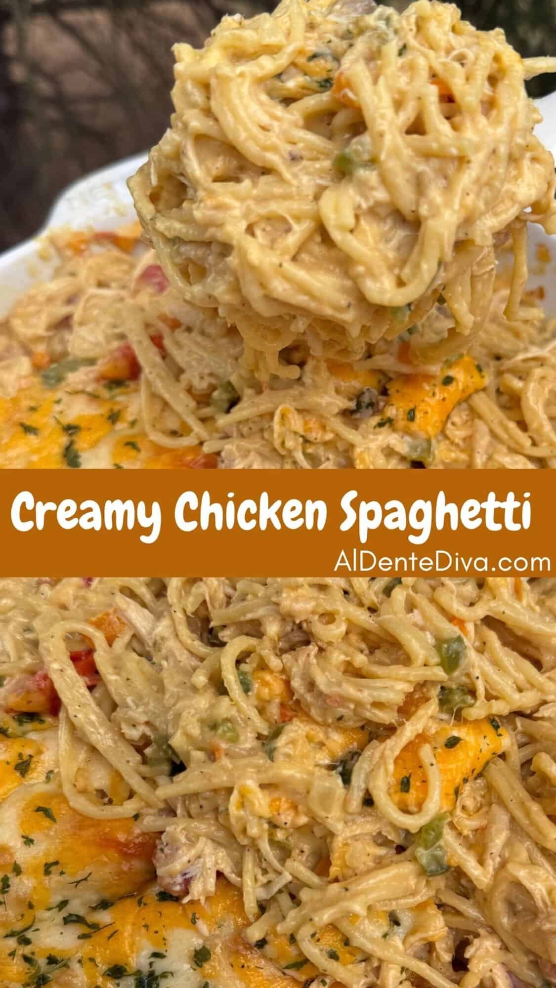 CREAMY CHICKEN SPAGHETTI
