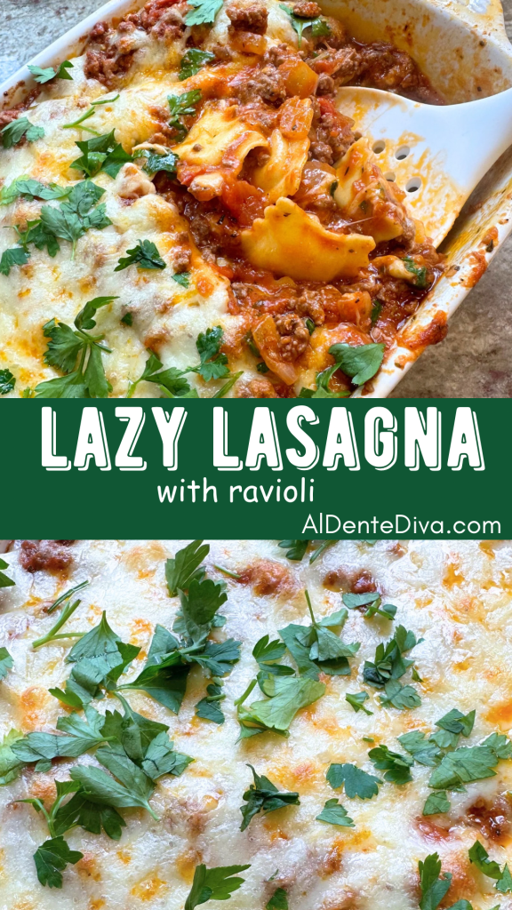 LAZY LASAGNA WITH RAVIOLI