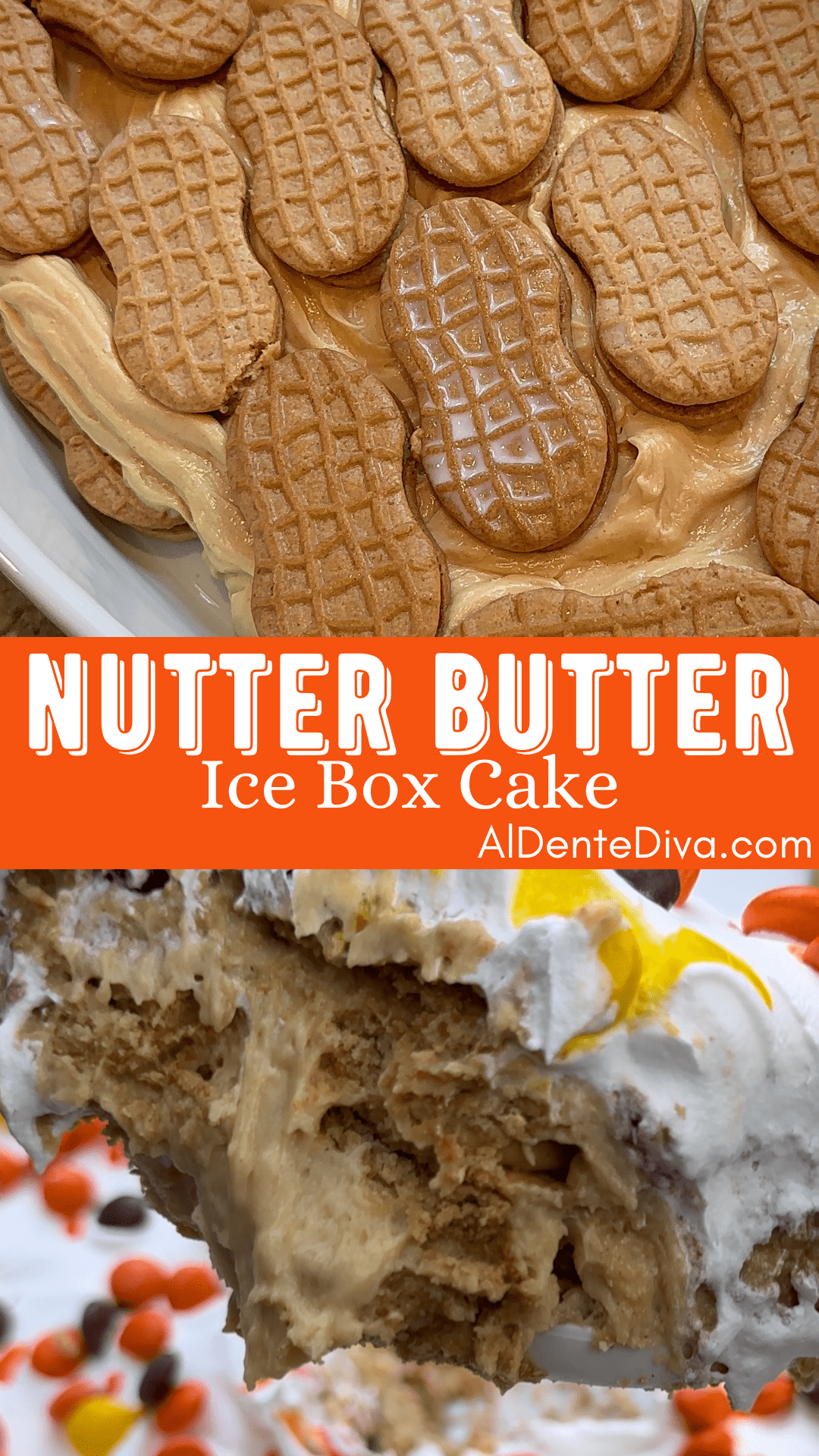 NUTTER BUTTER ICE BOX CAKE