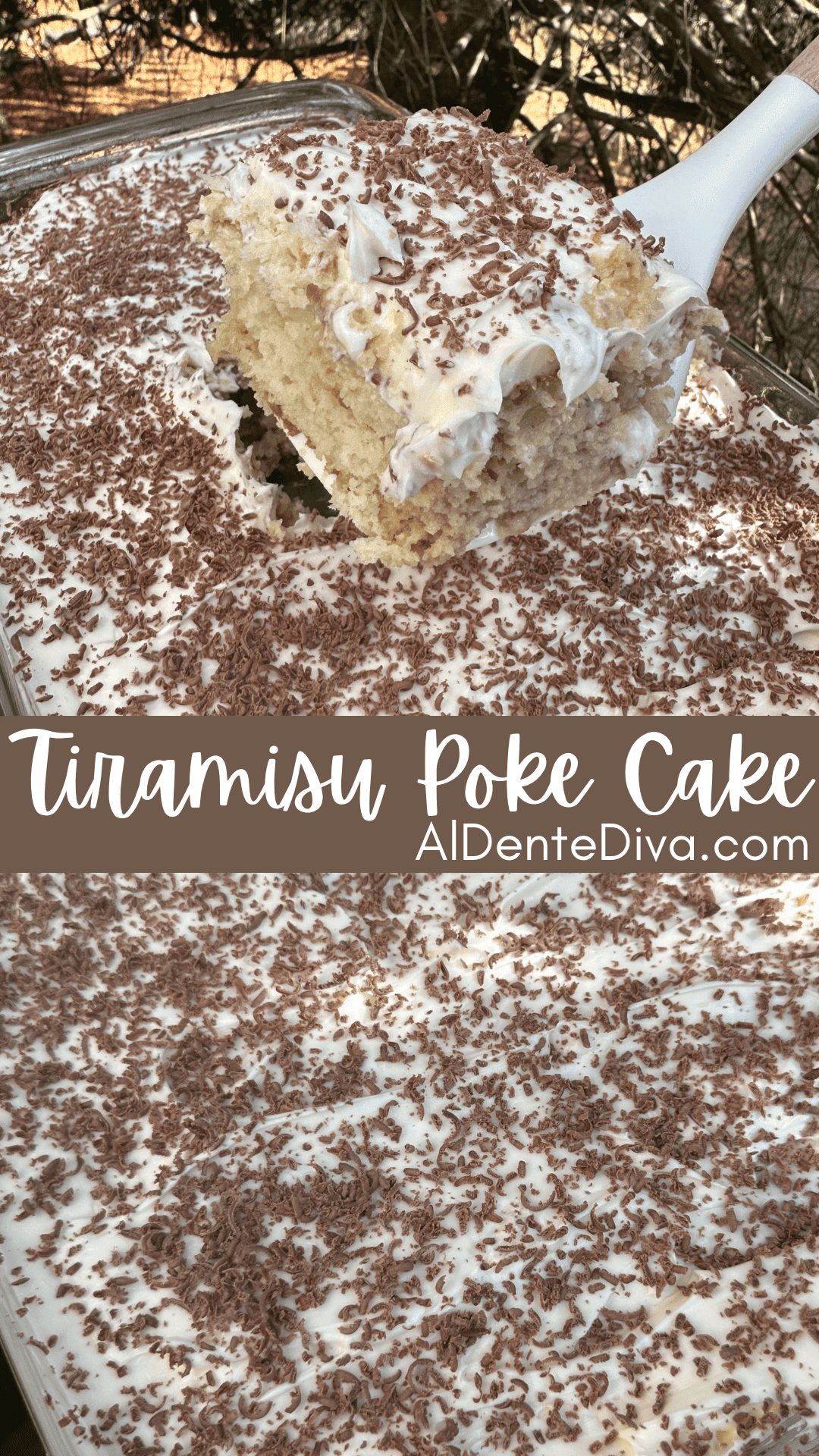 TIRAMISU POKE CAKE