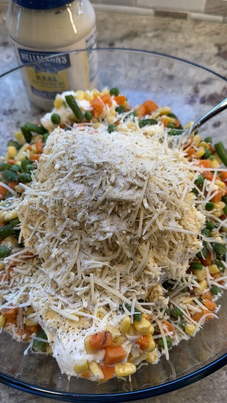 FROZEN MIXED VEGETABLE CASSEROLE