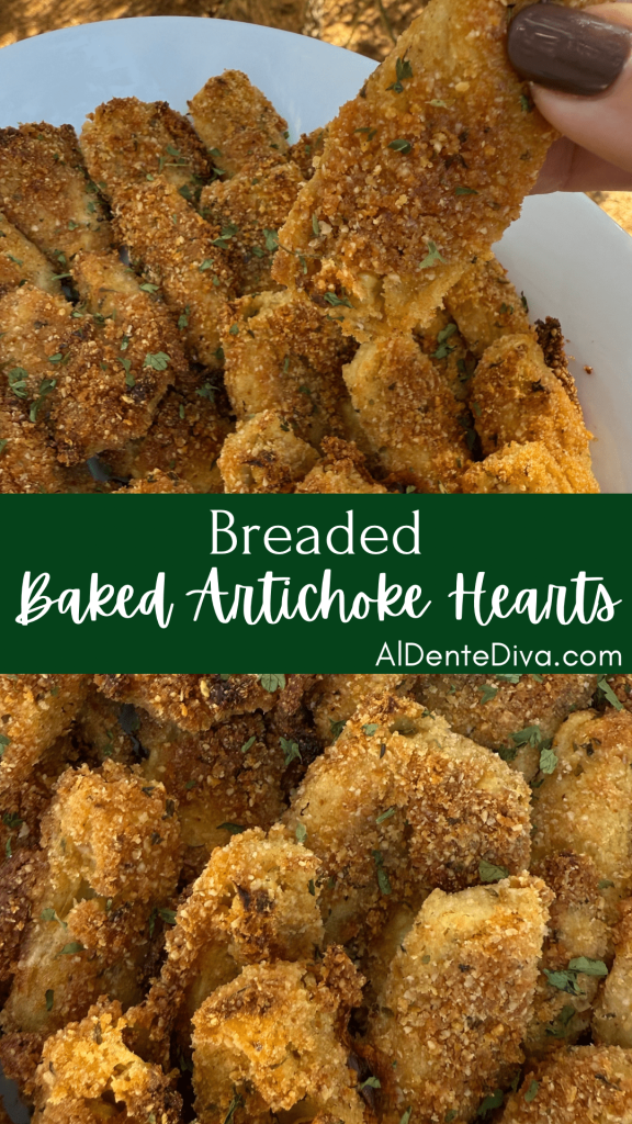 BREADED BAKED ARTICHOKE HEARTS