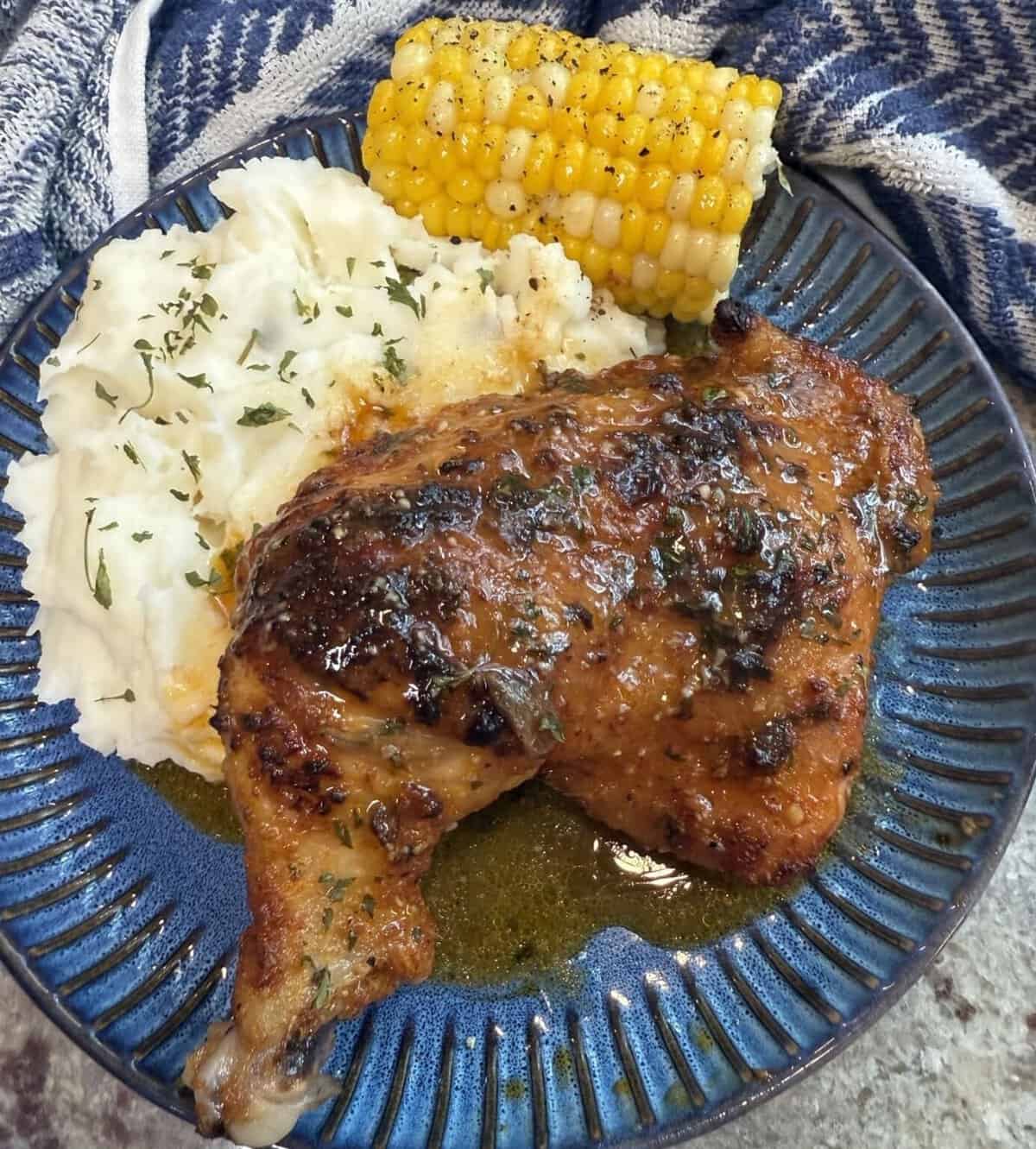 BAKED CHICKEN LEG QUARTERS