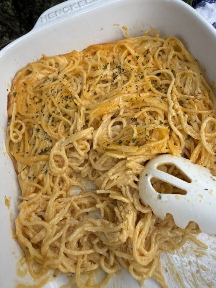 CHEESY BAKED SPAGHETTI