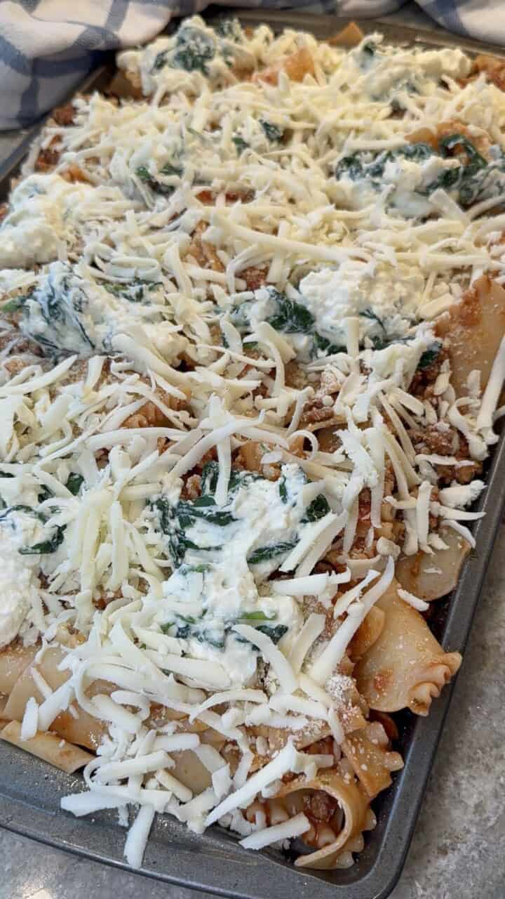 SHEET PAN LASAGNA