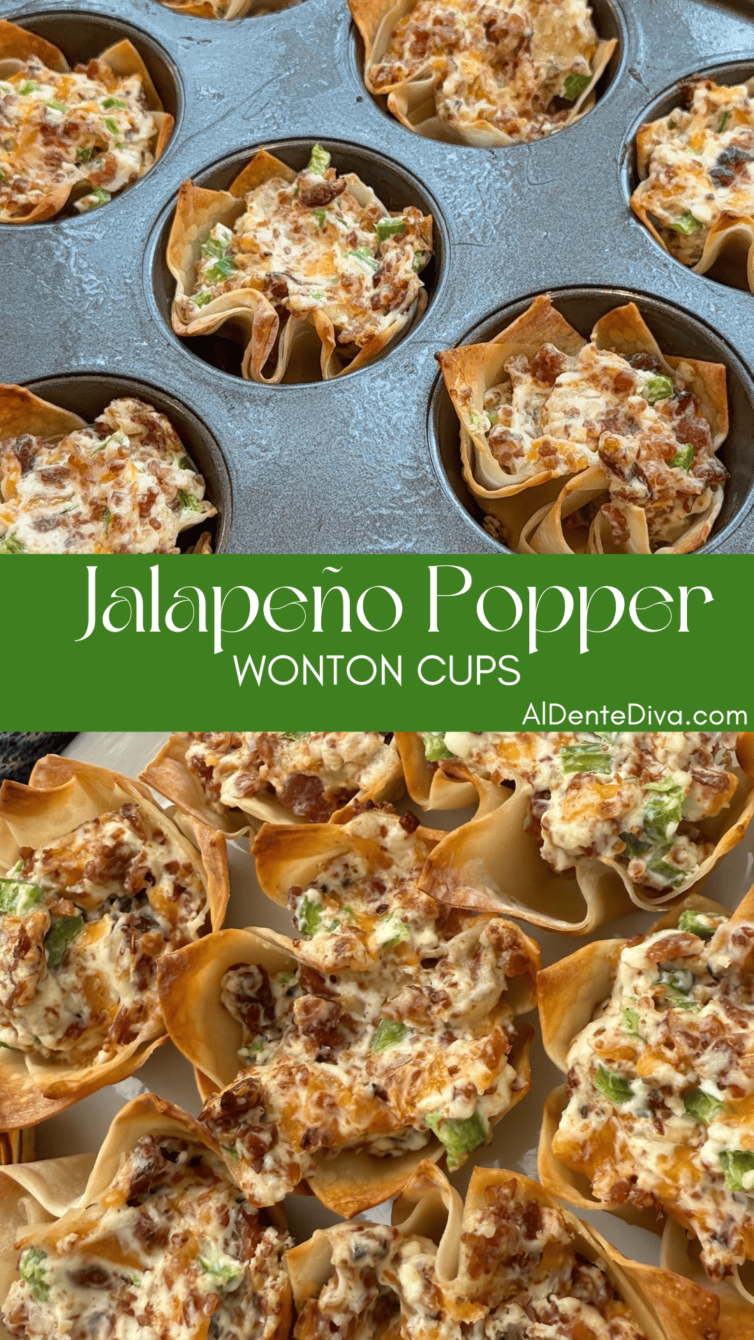 JALAPEÑO POPPER WONTON CUPS