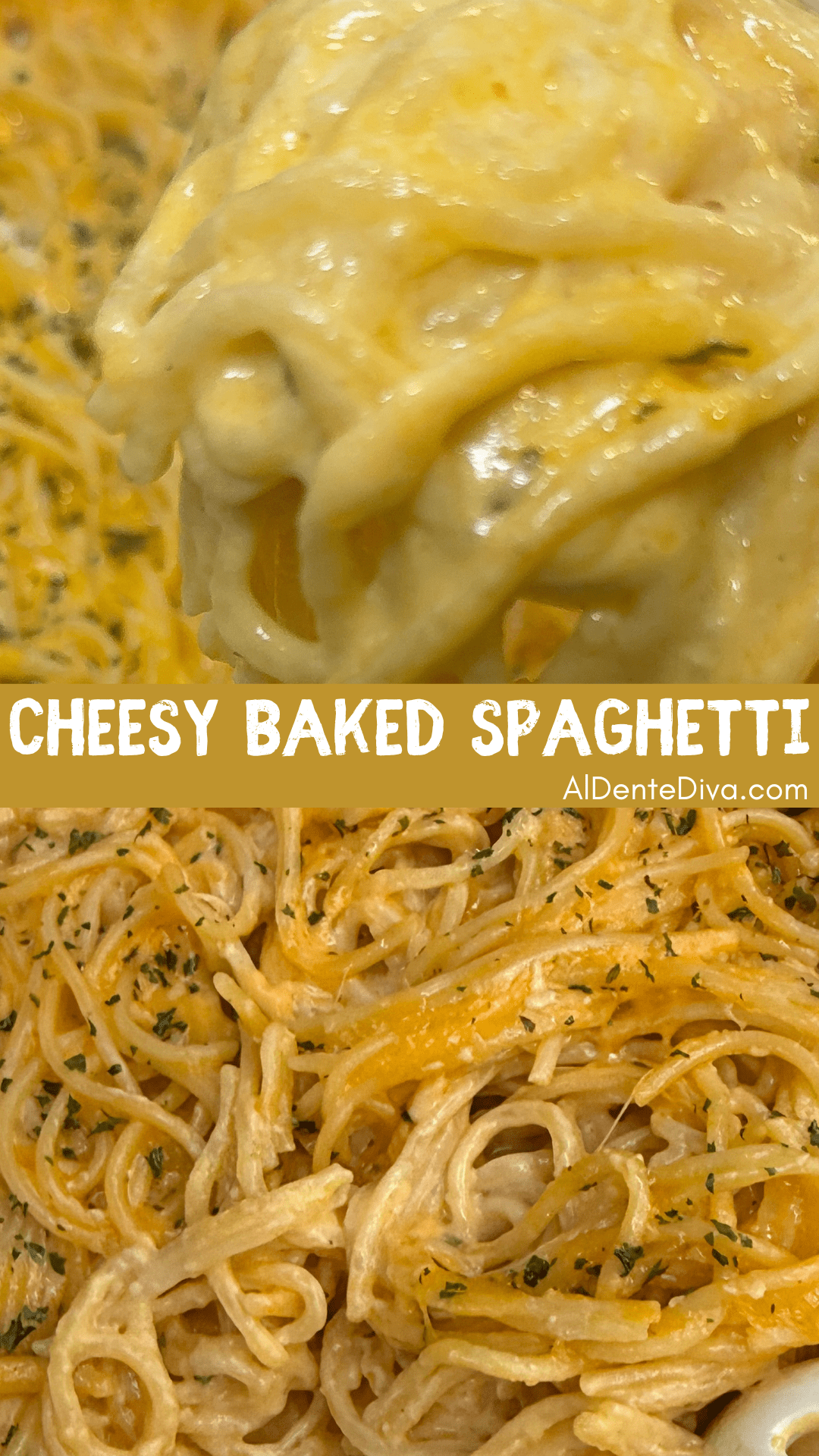 CHEESY BAKED SPAGHETTI