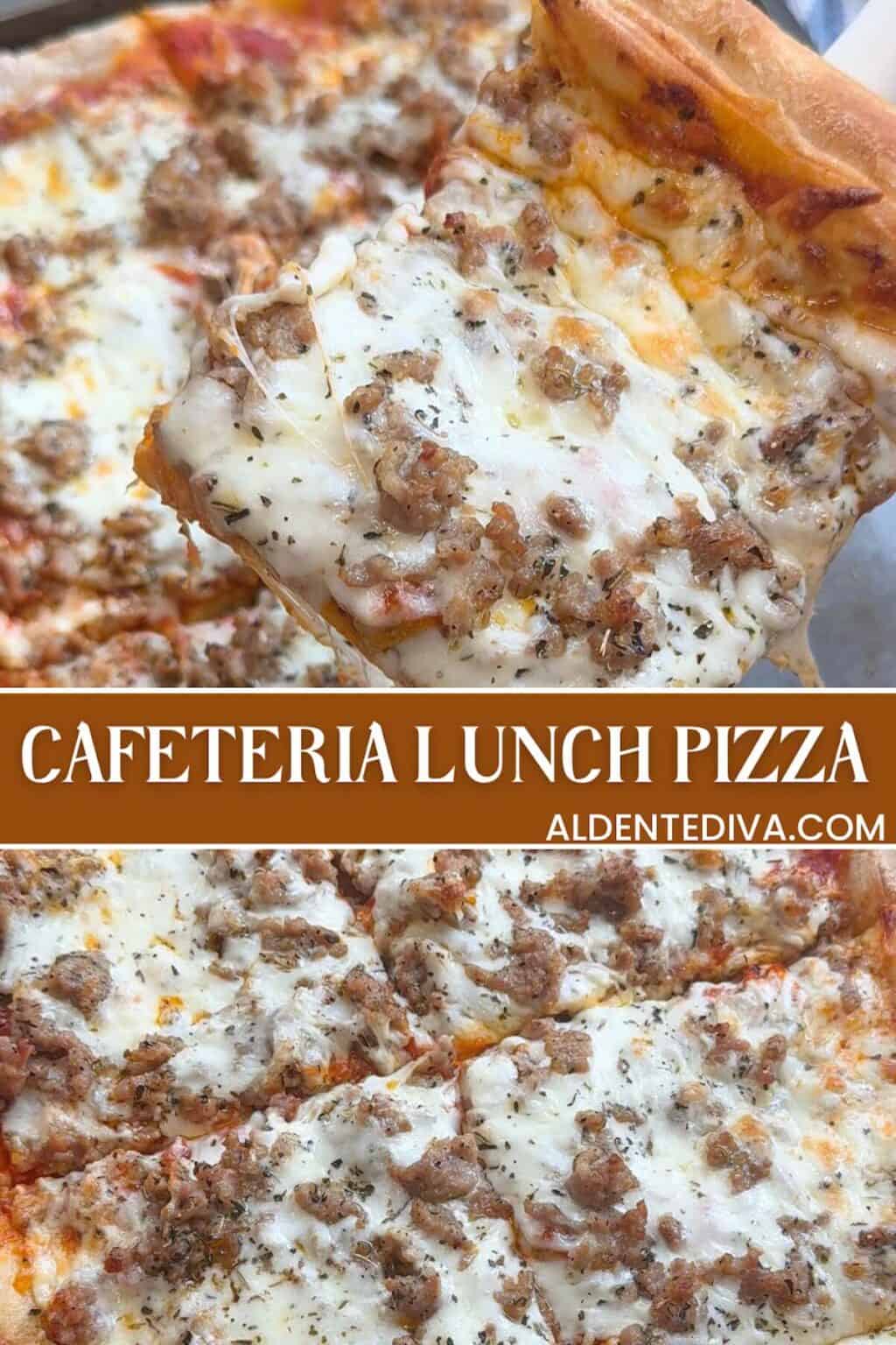 CAFETERIA LUNCH PIZZA