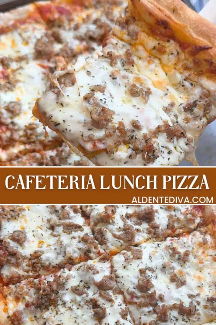 CAFETERIA LUNCH PIZZA